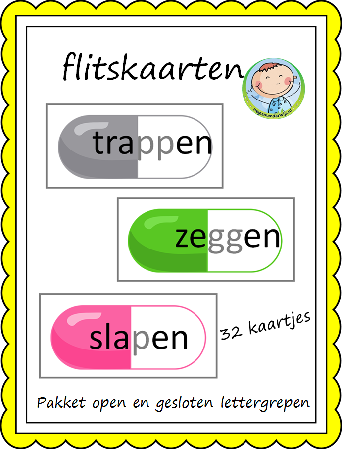 Open en gesloten lettergrepen - Weg van onderwijs